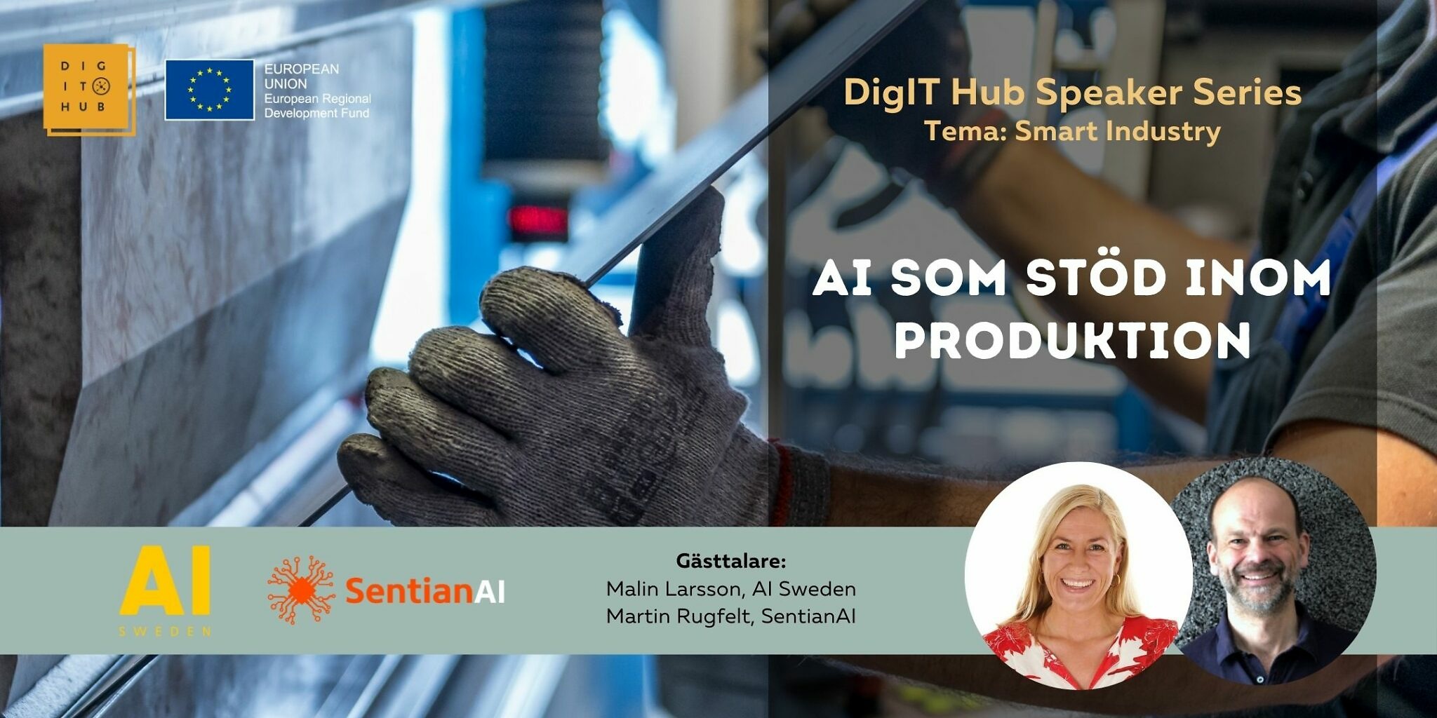 DigIT Hub Speaker Series: AI som stöd inom produktion | Goto 10