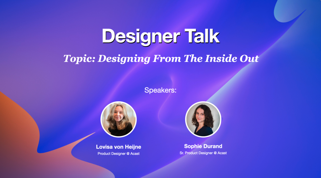 Designer Talk: Designing From The Inside Out | Goto 10